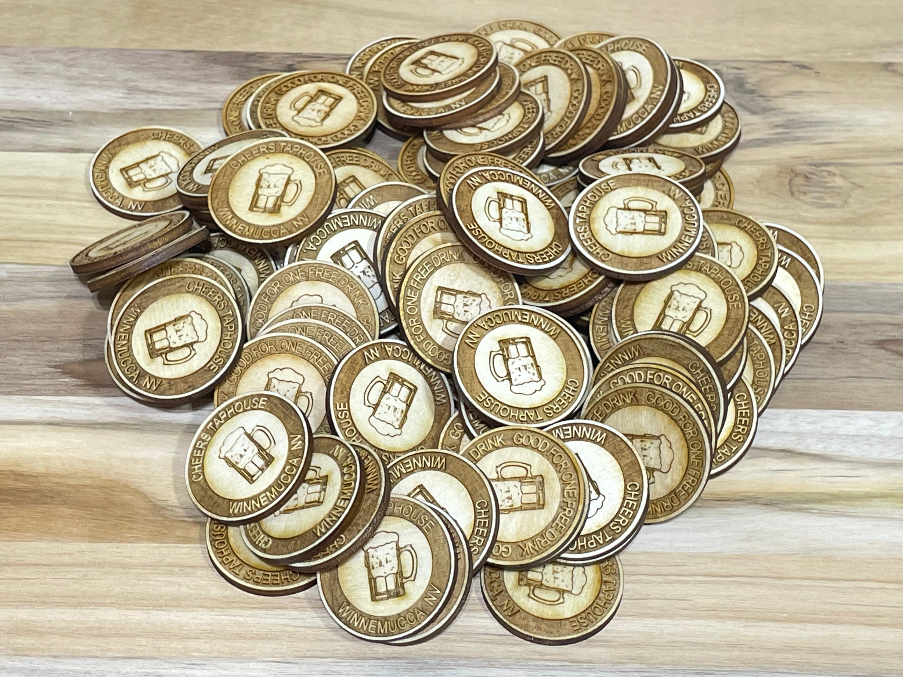 Wooden Tokens – The Iconic USA